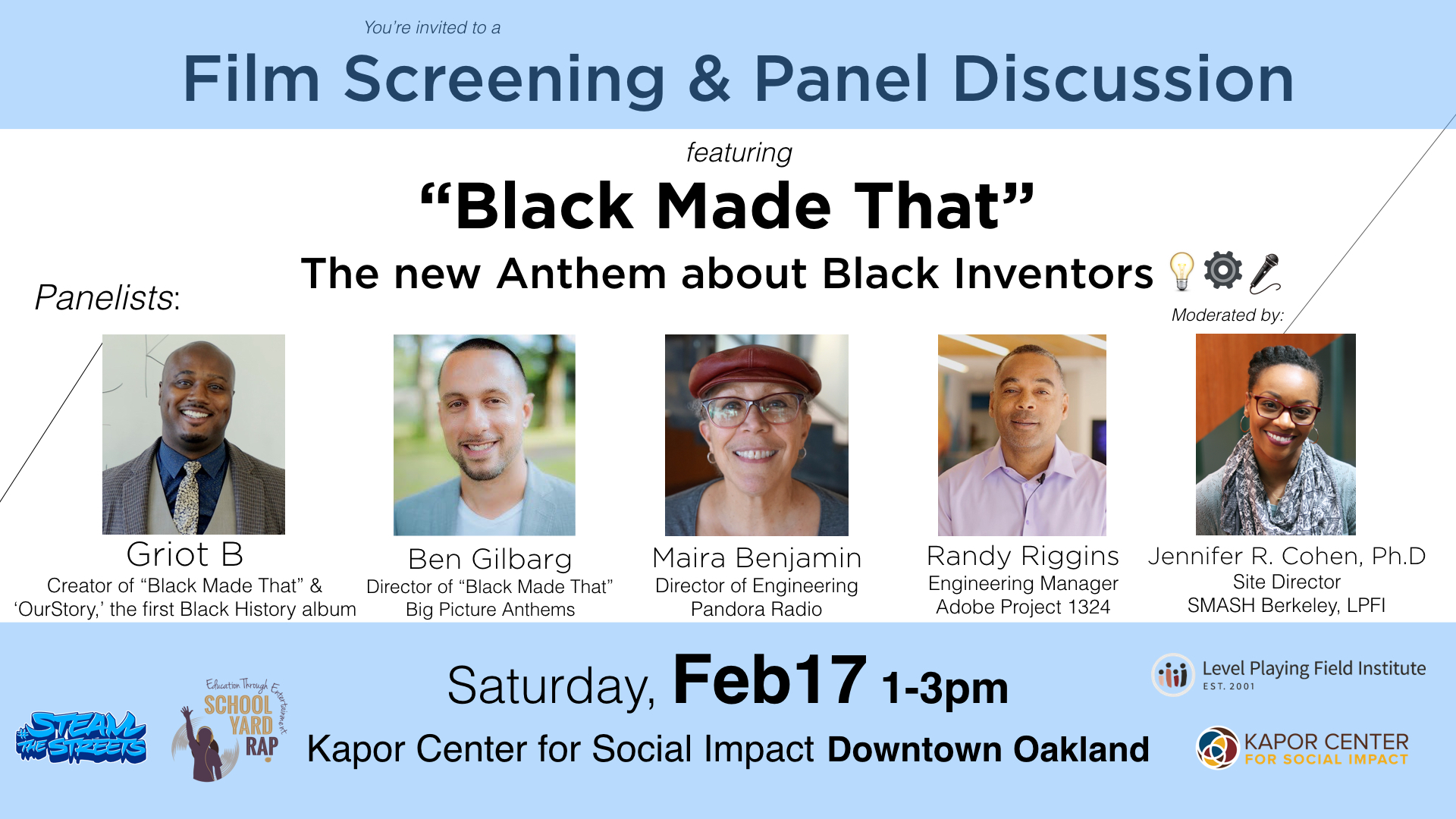 "Black Made That"- Screening & Panel - Big Picture Anthems